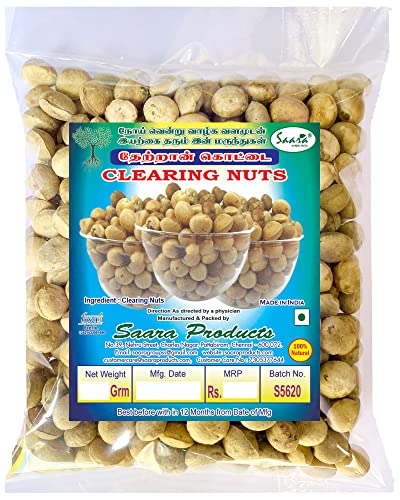 SAARA Clearing Nut Seeds | Nirmali Seeds | Thetran Kottai, 200g - Price ...