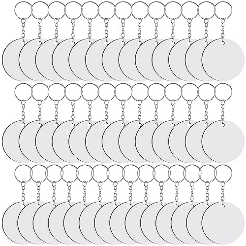 Amazon.com: Duufin 150 Pieces Square Sublimation Keychain Blanks Double ...