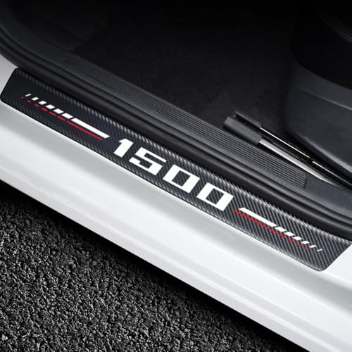 Amazon.com: 4PCS Carbon Fiber for Dodge Ram 1500 Car Accessories Door ...