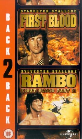 First Blood/Rambo - First Blood Part 2 [VHS] : Sylvester Stallone ...