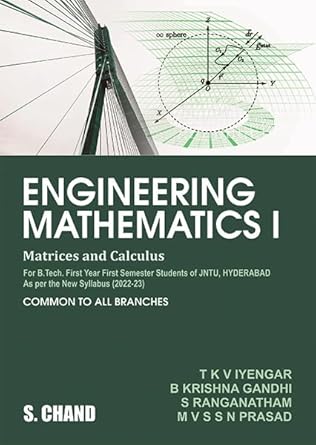 Engineering Mathematics-1 (For B. Tech. First Year First Semester, Jntu ...