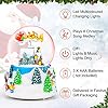 Amazon.com: Mr.Winder Musical Rotating Santa Claus Flying Over Village ...