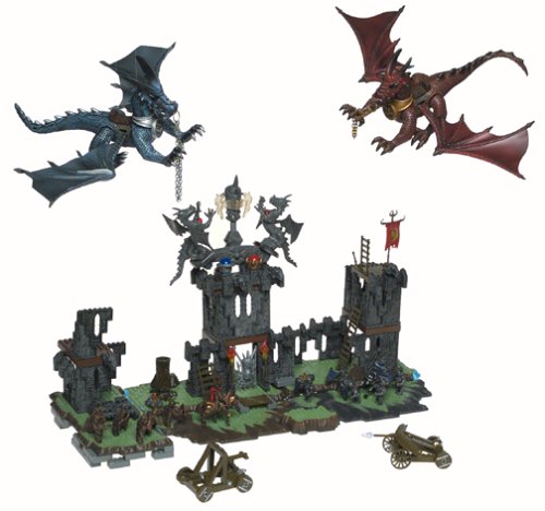 Mega Bloks - 9890 - Dragons - Warriors Fortress : Amazon.in: Toys & Games