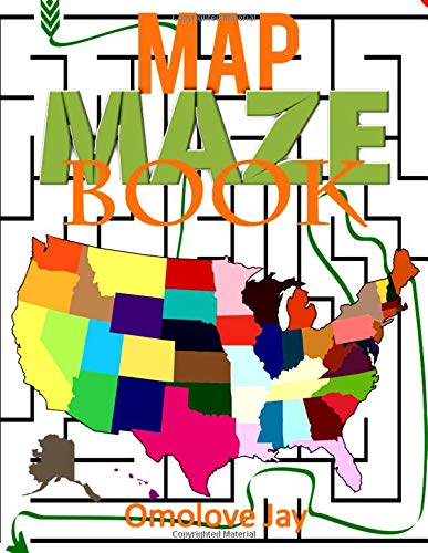 Buy Maze Book: A Unique US Puzzle with States and Capitals Book for ...