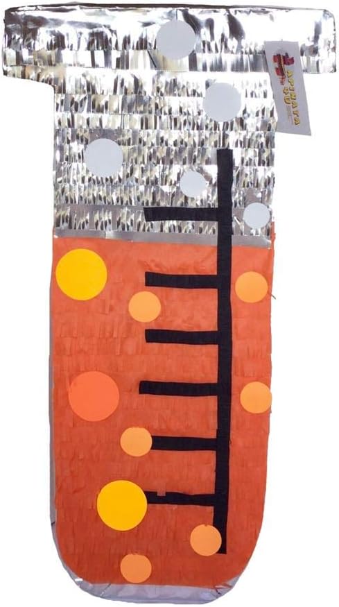 Amazon.com: 20" APINATA4U Science Pinata Test Tube Orange Color Science ...