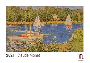 Claude Monet 2021 - Timokrates desk calendar with US holidays / picture ...