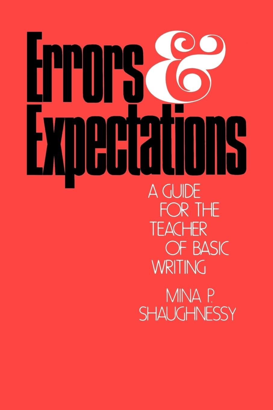 Amazon.com: Errors and Expectations: A Guide for the Teacher of Basic ...