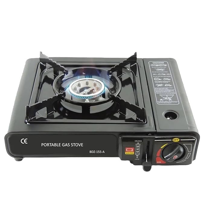 Camping Portable Gas Stove Use With Dual Mode LPG Cylinder And Butane ...