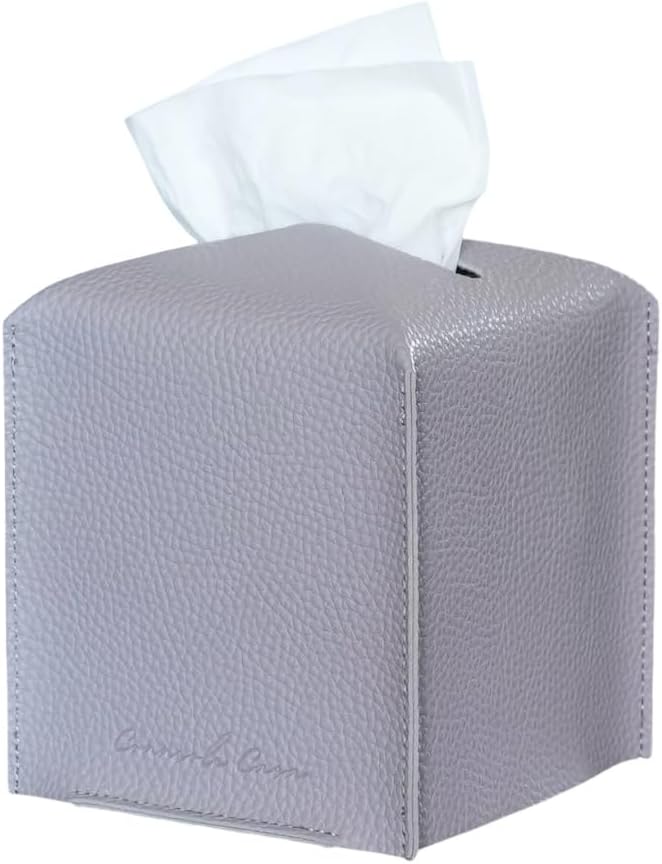 Amazon.com: Connsole Casa Premium PU Leather Tissue Box Holder ...
