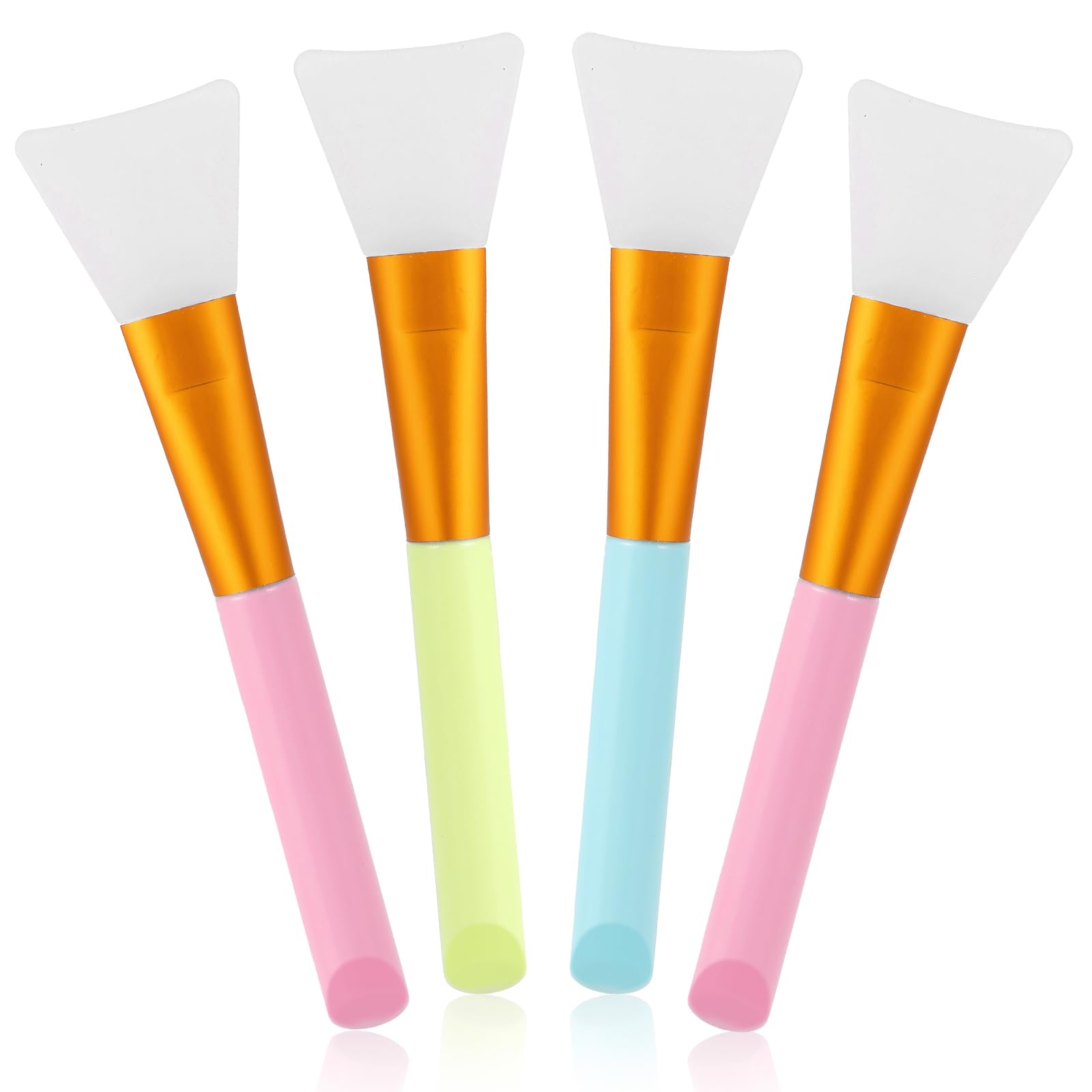 Amazon.com: 4pcs Face Mask Brush for Facial,Silicone Face Mask ...