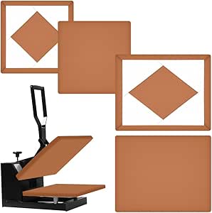 Amazon.com: WEBEEDY 2 Sizes Heat Press Platen Wrap Cover 15x15/16x20 Inch, Heat Resistant Sheets ...