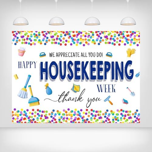 Amazon.com : Printspree Happy Housekeeping Week Backdrop - 7x5ft ...