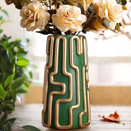Amazon.com: Wild Works Marble Vase Natural Rose Gold Marble Living Room ...