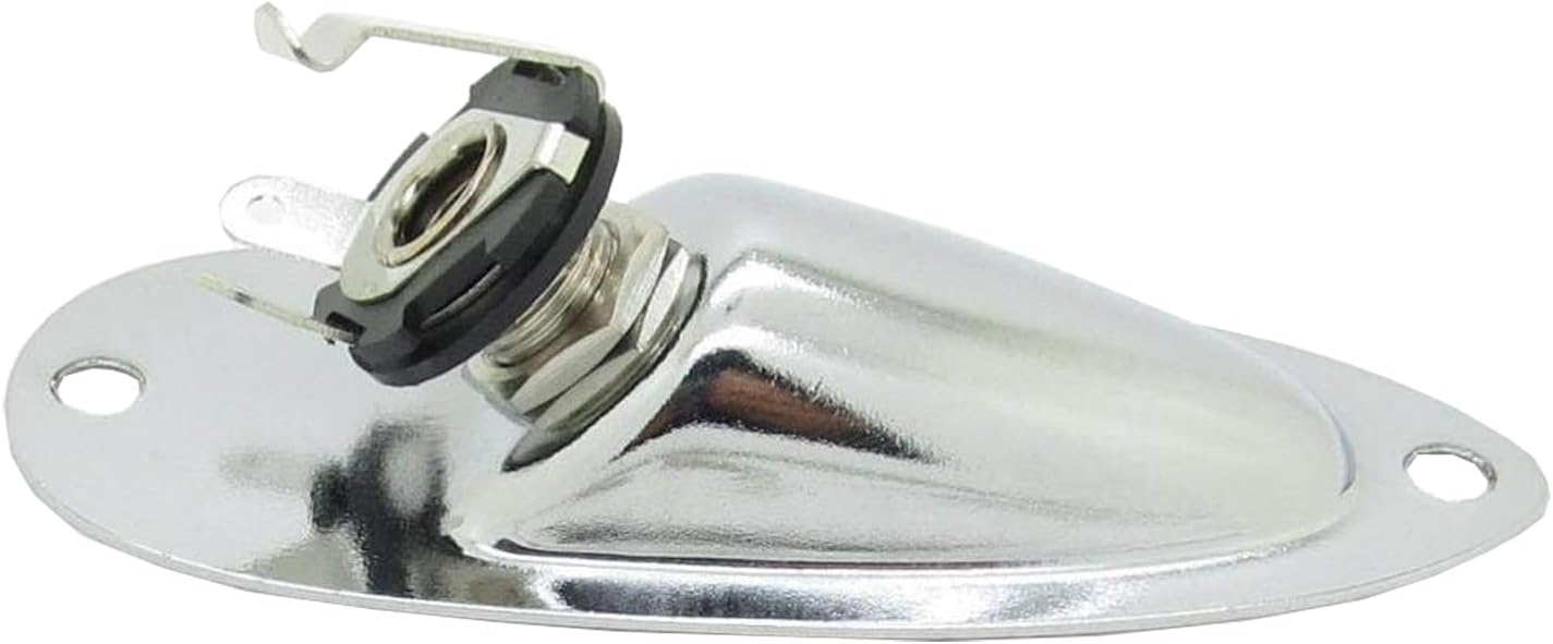 Alnicov Boat Input Output Jack Plate Socket with Screws for Fender ...