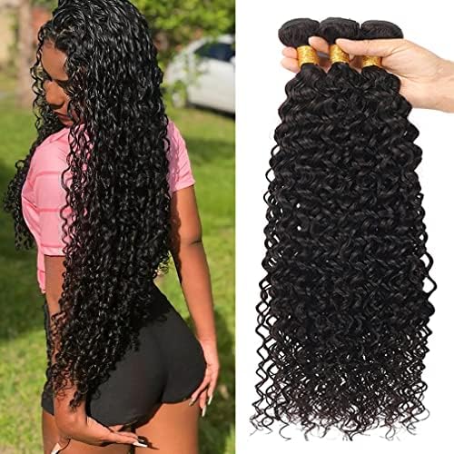 Amazon.com : Water Wave Human Hair Bundles 18 20 22 24 Inch 100% ...
