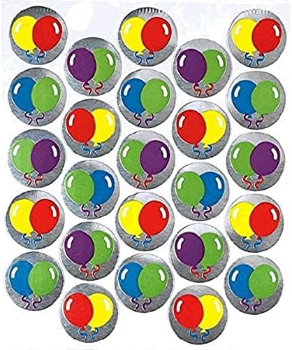 Amazon.com: Amscan Balloon Seals, 6 1/4" x 5 1/4", Multicolor : Home ...
