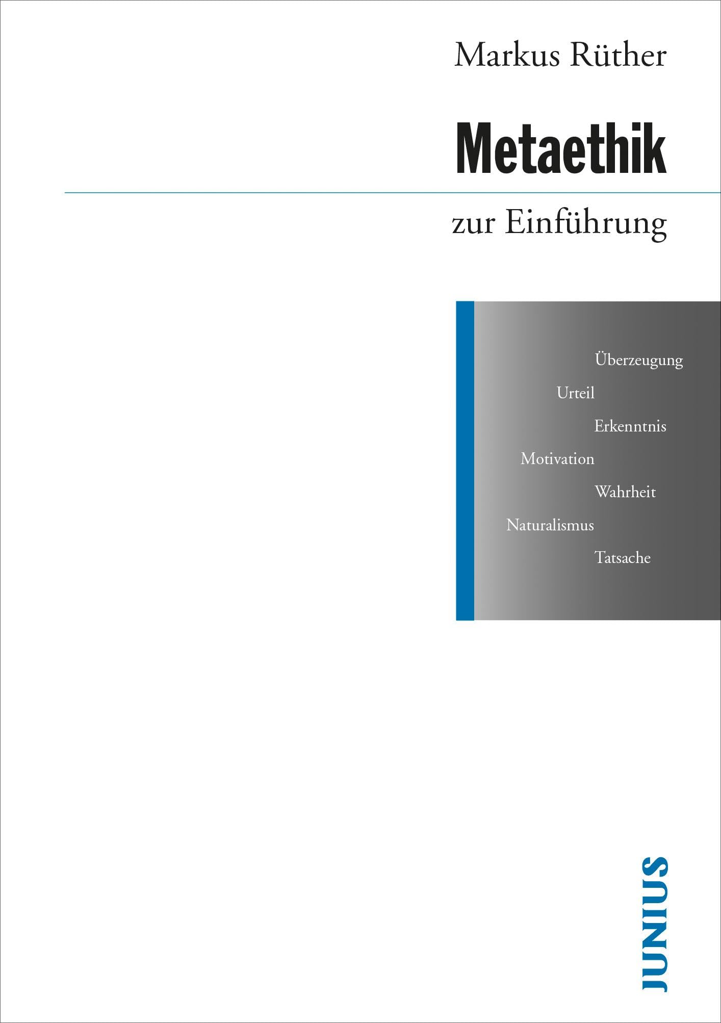 Metaethik zur Einführung : Rüther, Markus: Amazon.de: Bücher