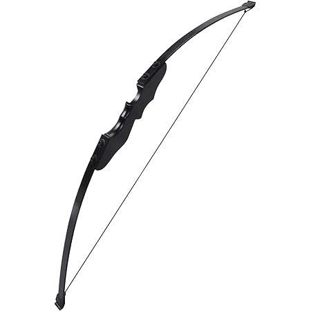 XJYMCOM Archery Bow 54" 40 lbs Split Straight Draw Bow Entertainment ...