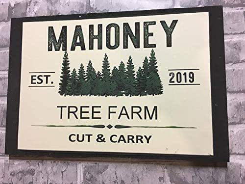 Amazon.com: Personalized Family Tree Farm Christmas sign : Home & Kitchen