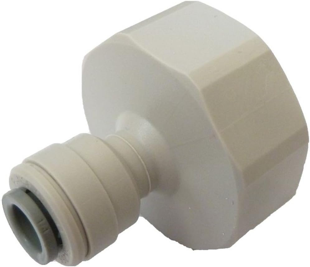 John Guest Female 1/2" BSP to 12mm Push Fit Water Adaptor **(2 Pack ...