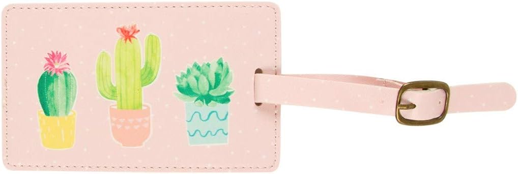Amazon.com | Sass and Belle PASTEL CACTUS LUGGAGE TAG (FRAN051 ...