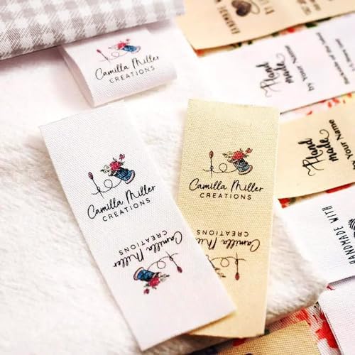 Personalized Sewing Labels, Custom Ribbon Label, Handmade Label, Gift ...