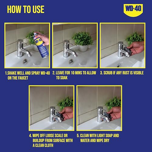 WD-40 Multipurpose Spray for Home Improvement, Frees jammed locks ...
