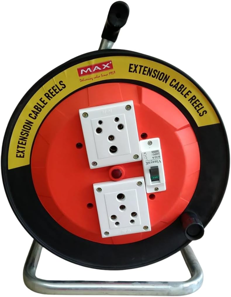 MAX Extension Drum 25 Meter Wire (1.5MM, 3 Core Cable)|with Two ...