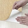 Self Adhesive Thick Faux fabric linen closet shelf liner Drawer Liner ...