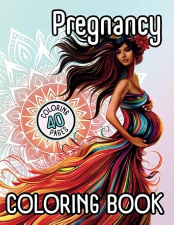 Amazon.com: Pregnancy Coloring Book: 40 Mindful Pages with Humorous ...