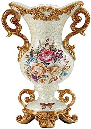 Amazon.com: European-style Retro Resin Large Flower Vases for Living ...