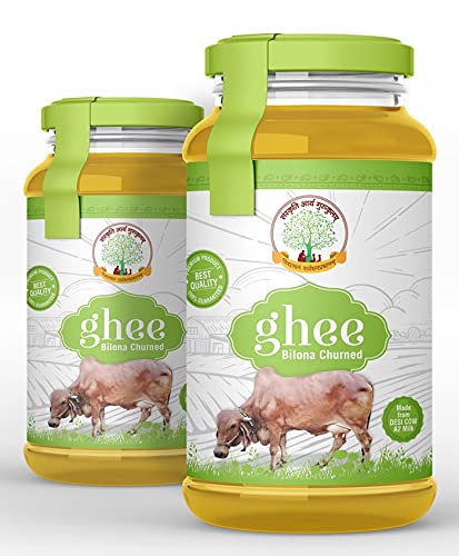 Sanskruti Arya Gurukulam 100% Natural Gir Cow Ghee(500Ml) : Amazon.in ...