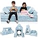 Lunix LX15 14pcs Modular Kids Play Couch, Child Sectional Sofa ...