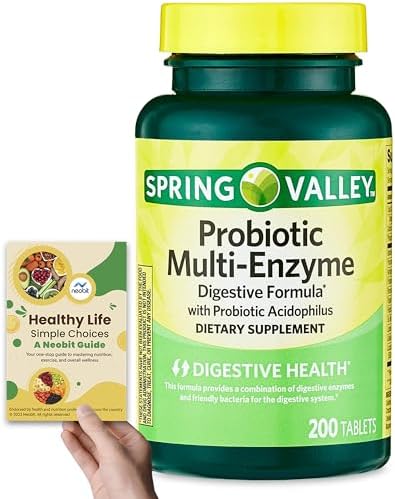 Amazon.com: Spring Valley Probiotic Multi-Enzyme Digestive Formula ...