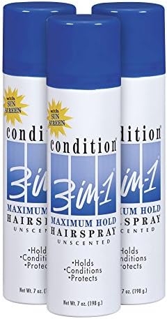 Amazon.com : CONDITION 3 IN 1, Hairspray, Maximum Hold, 7 oz., (3 Pack ...