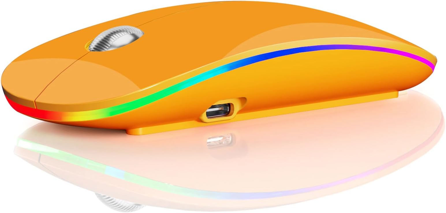 Amazon.com: Uiosmuph G11 Wireless Mouse, USB C Rechargeable Computer ...