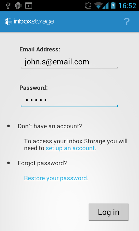 Inbox Storage:Amazon.com:Appstore for Android