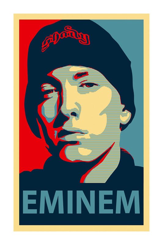 HK PRINTS Eminem Music Wall Poster for Room (12x18 Inch, 300 GSM Paper ...