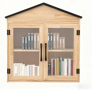 Amazon.com : Little Outdoor Library Box, 2-Tier Waterproof Free Library ...