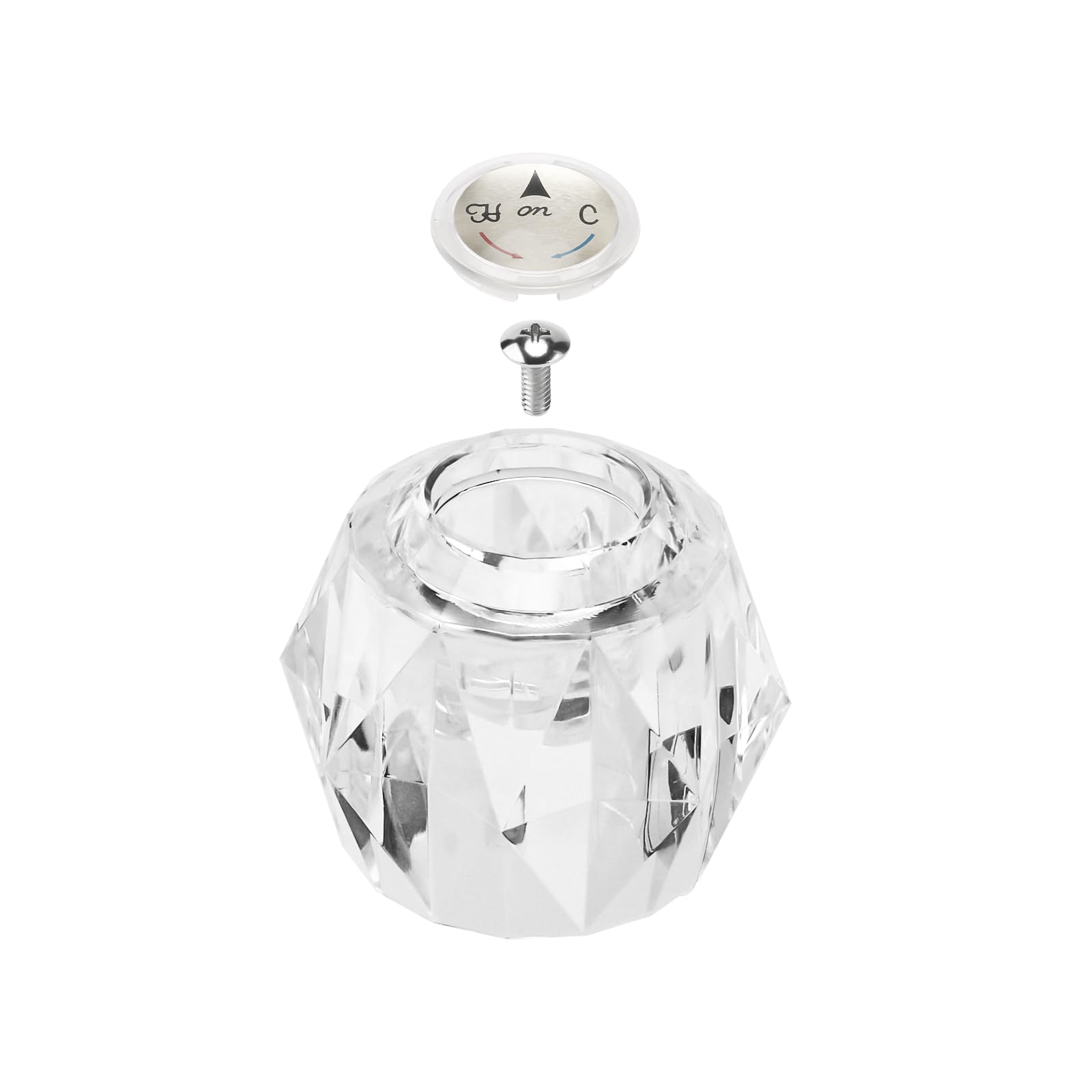 RP2391 Single Shower Knob Replacement for Delta Faucet, Single Clear ...