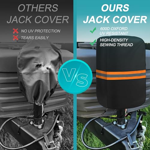 Electric Tongue Jack Cover Universal RV Electric 18″H x 7.5″W x 9″D ...