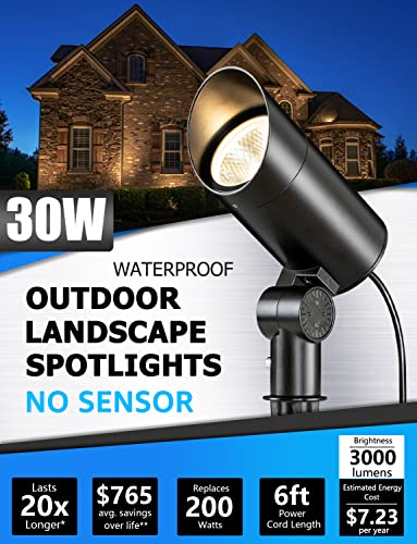 Snapklik.com : SUNVIE 30W Outdoor LED Spotlight 120V Waterproof ...