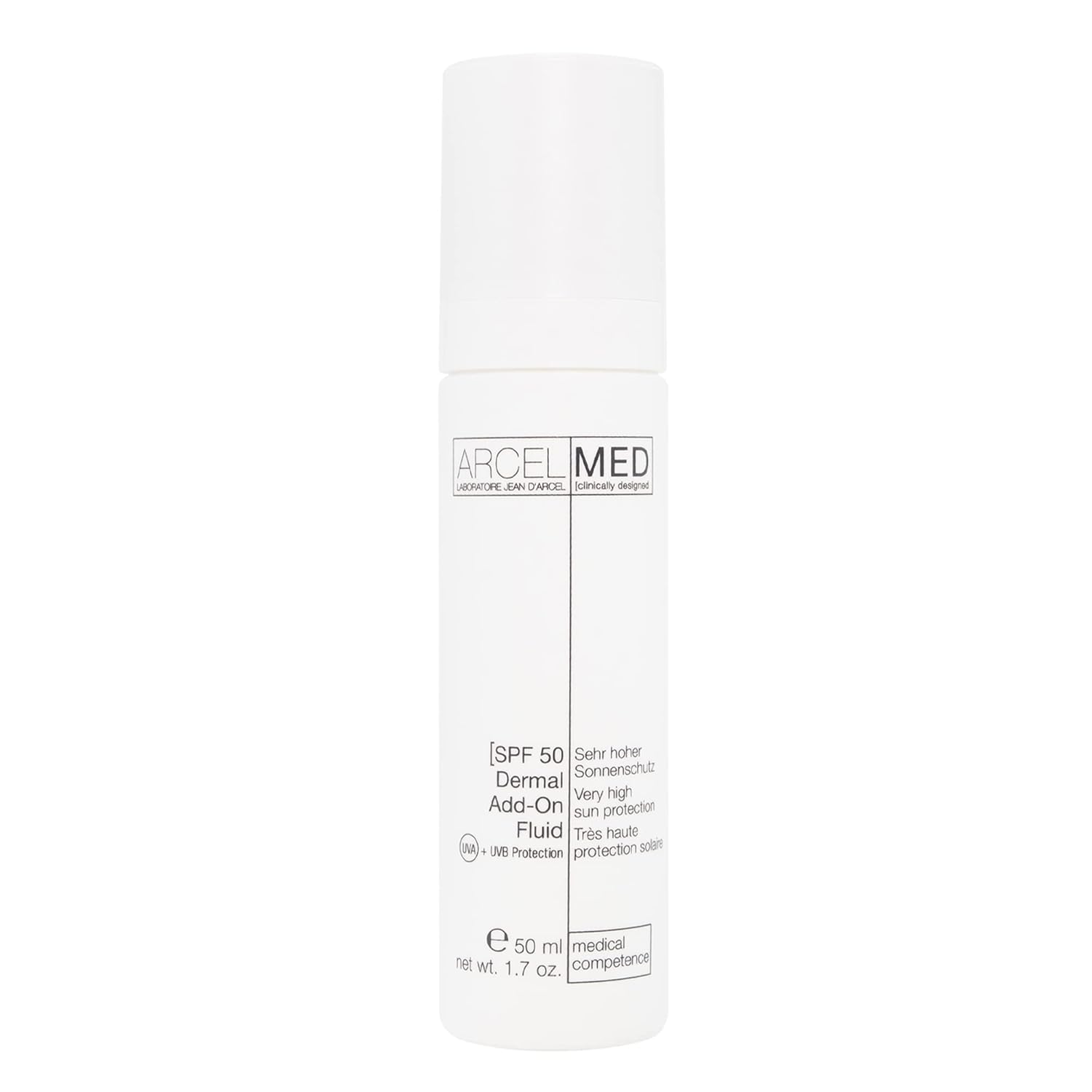 JEAN D'ARCEL - ARCELMED Dermal Add-On Fluid SPF 50+ - Anti-Aging ...
