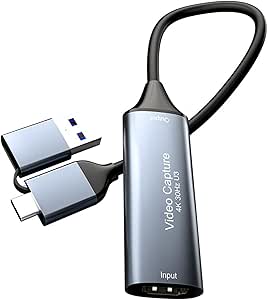 Type C and USB3.0 Video Capturing Card 4K60hz Video Grabber Adapter for ...
