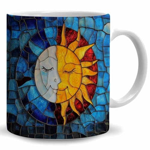 Amazon.com: WIDOVINA Sun and Moon Coffee Mug - Sun and Moon Lover Mugs ...