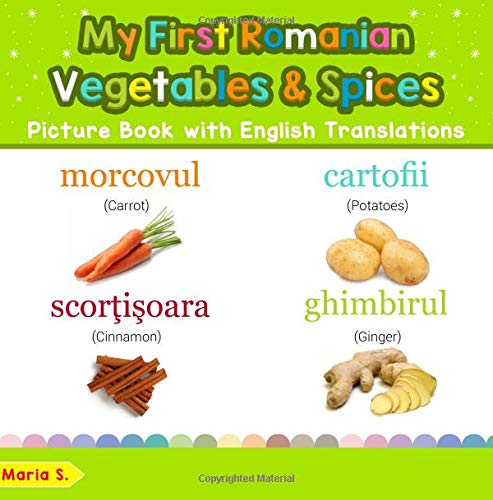 Amazon.com: My First Romanian Vegetables & Spices Picture Book with ...