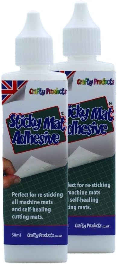 2 x Sticky Mat Adhesive Tacky Glue for Cutting Mats and Crafting Gyro ...