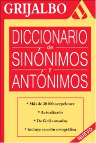 Amazon.com: DICCIONARIO de SINONIMOS y ANTONIMOS / Dictionary of ...