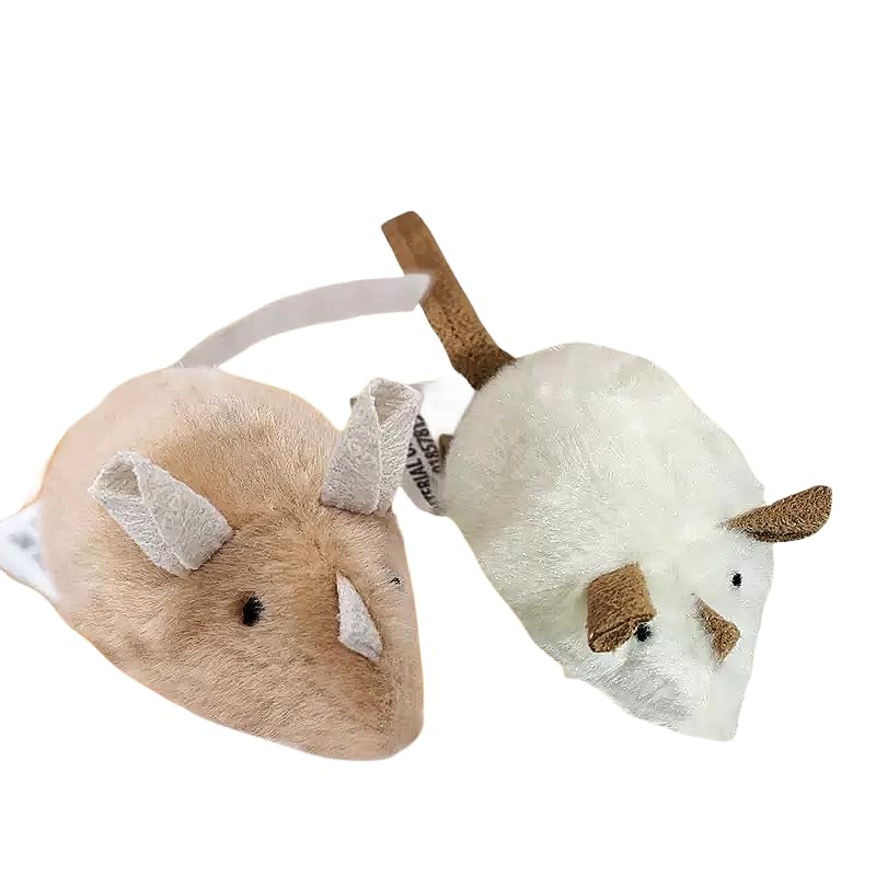 Amazon.com : Squeaking Mouse Cat Toy Infused with Catnip - Endless Fun ...