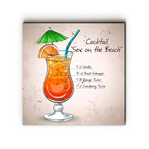 NISH! Cocktail Poster Prints #011 (MDF Wood, 24"x24", 1 pc) : Amazon.in ...
